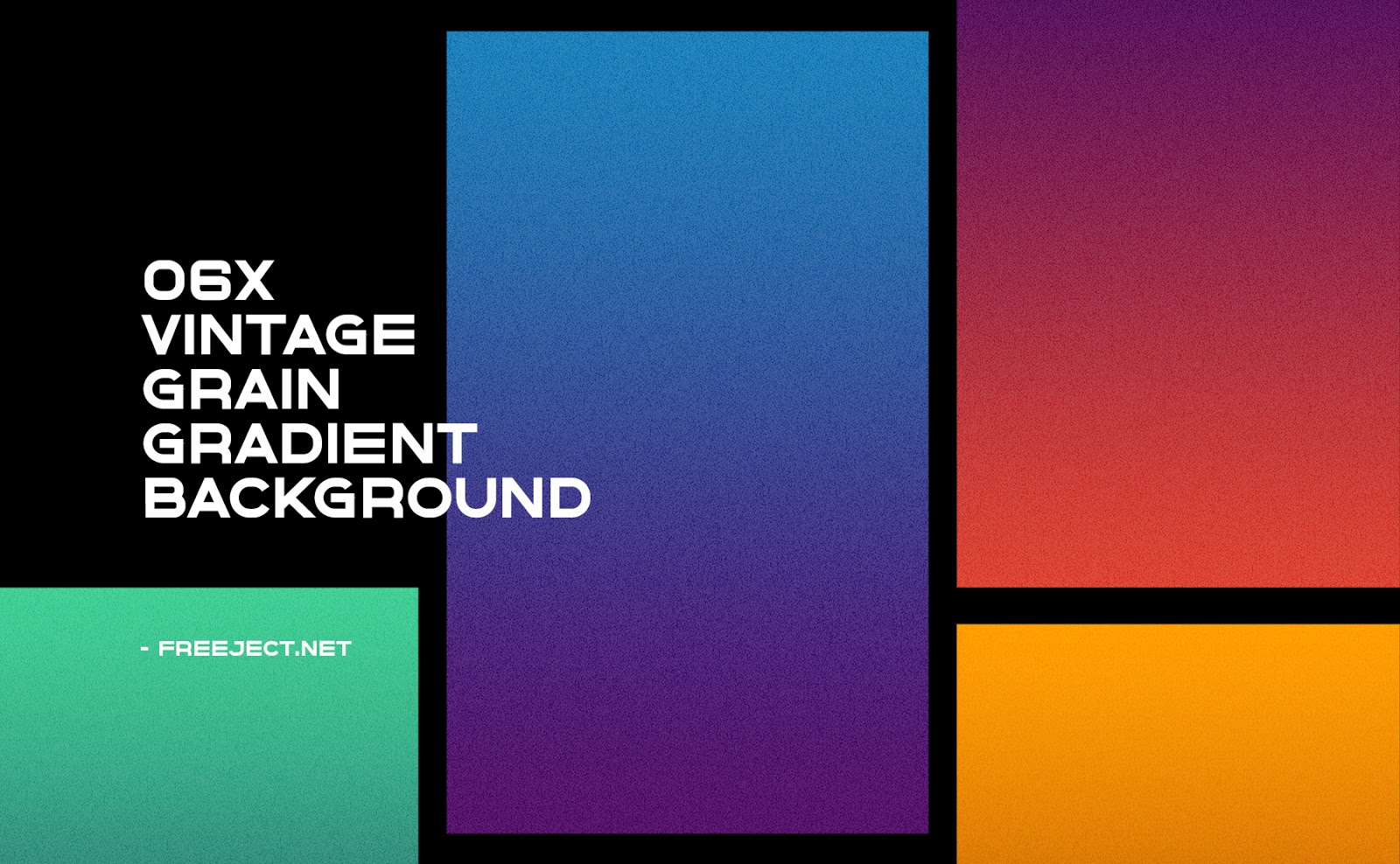 Free Download 6 Vintage Grain Gradient Background