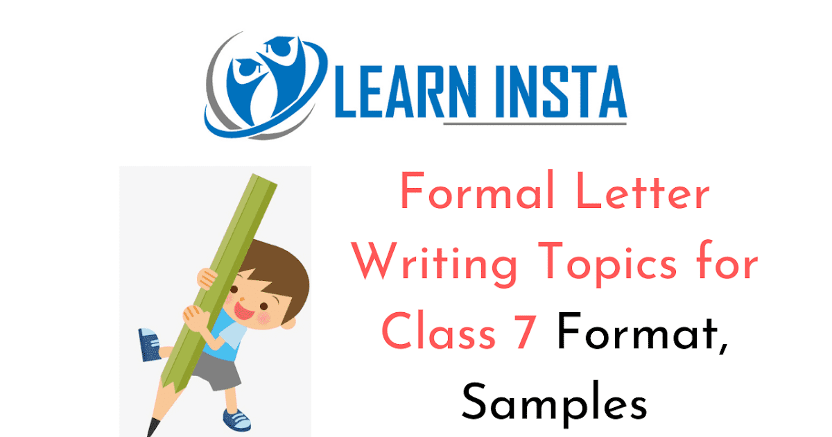 Formal Letter Format For Class 7 - Birthday Letter