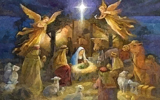 Angels Singing At The Birth Of Jesus
