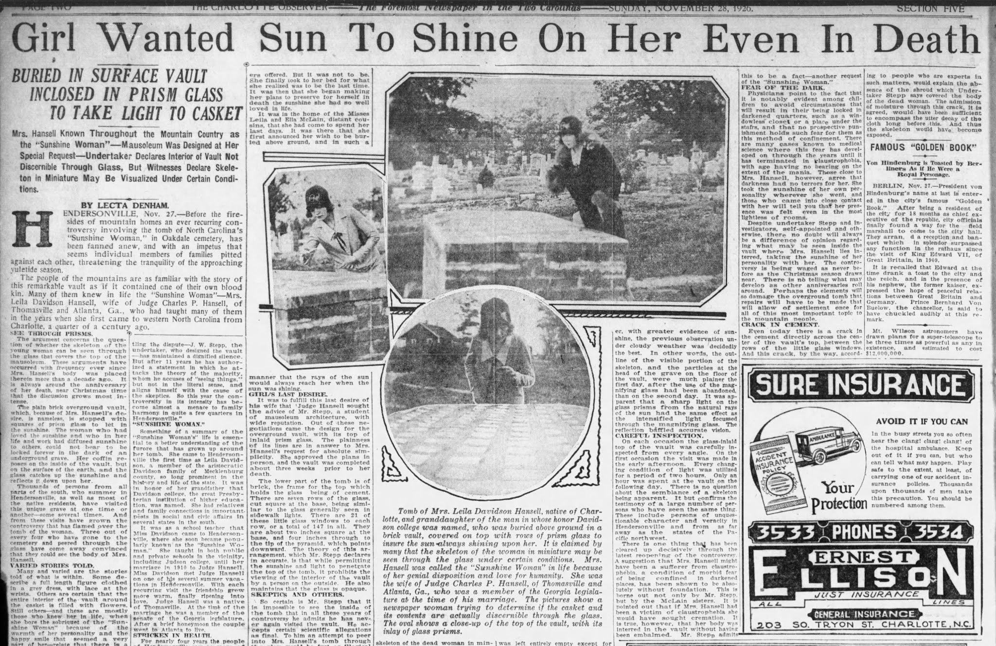 SleuthSayers: The Macabre (True) Story of the Sunshine Lady, with an ...