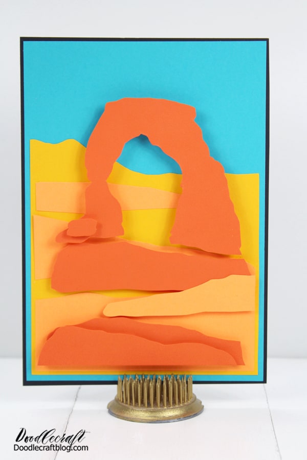 How to Make Delicate Arch 3D Papercraft