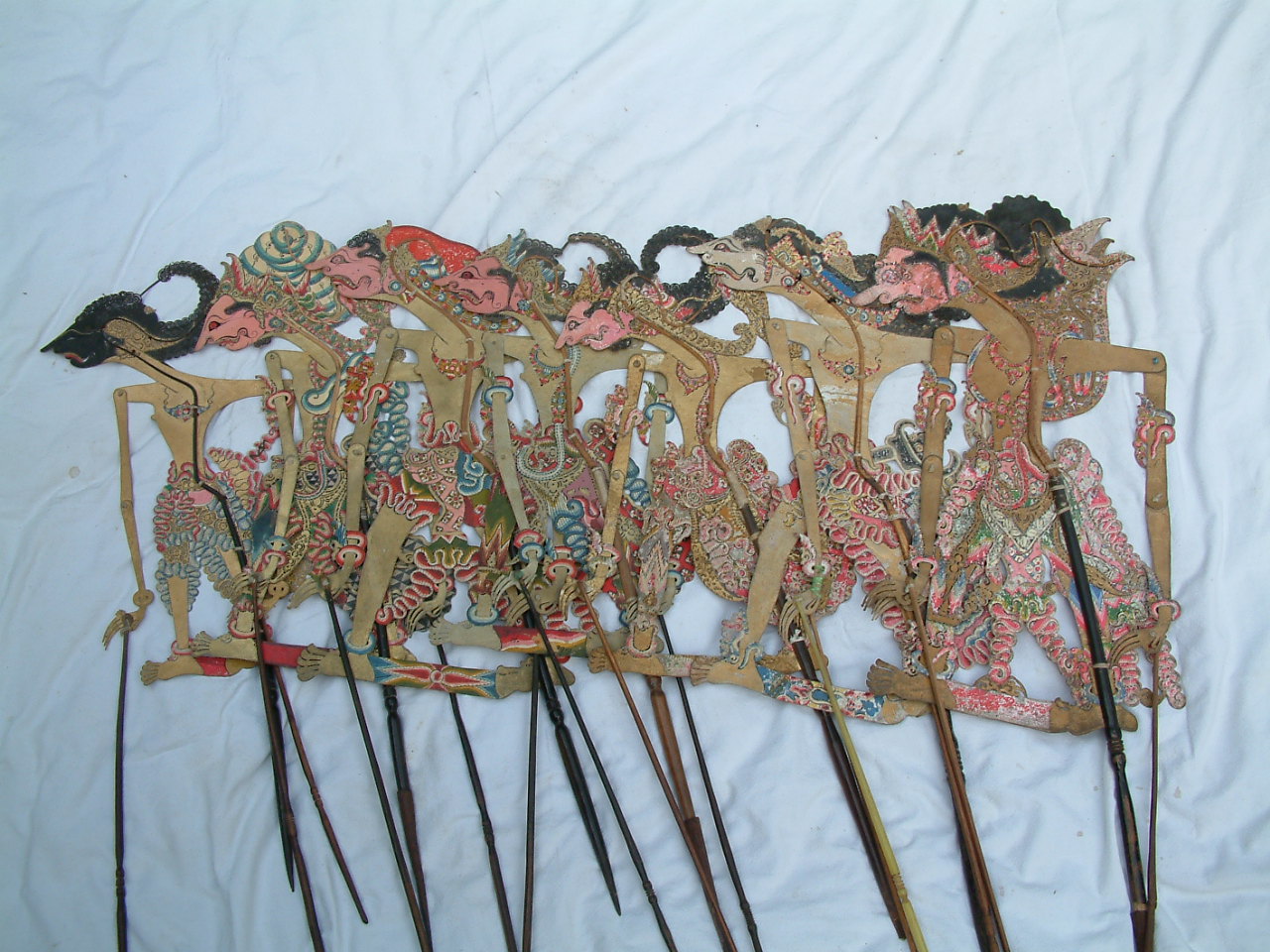 Sojourner Antiques: A complete set of Cirebon Wayang Purwa