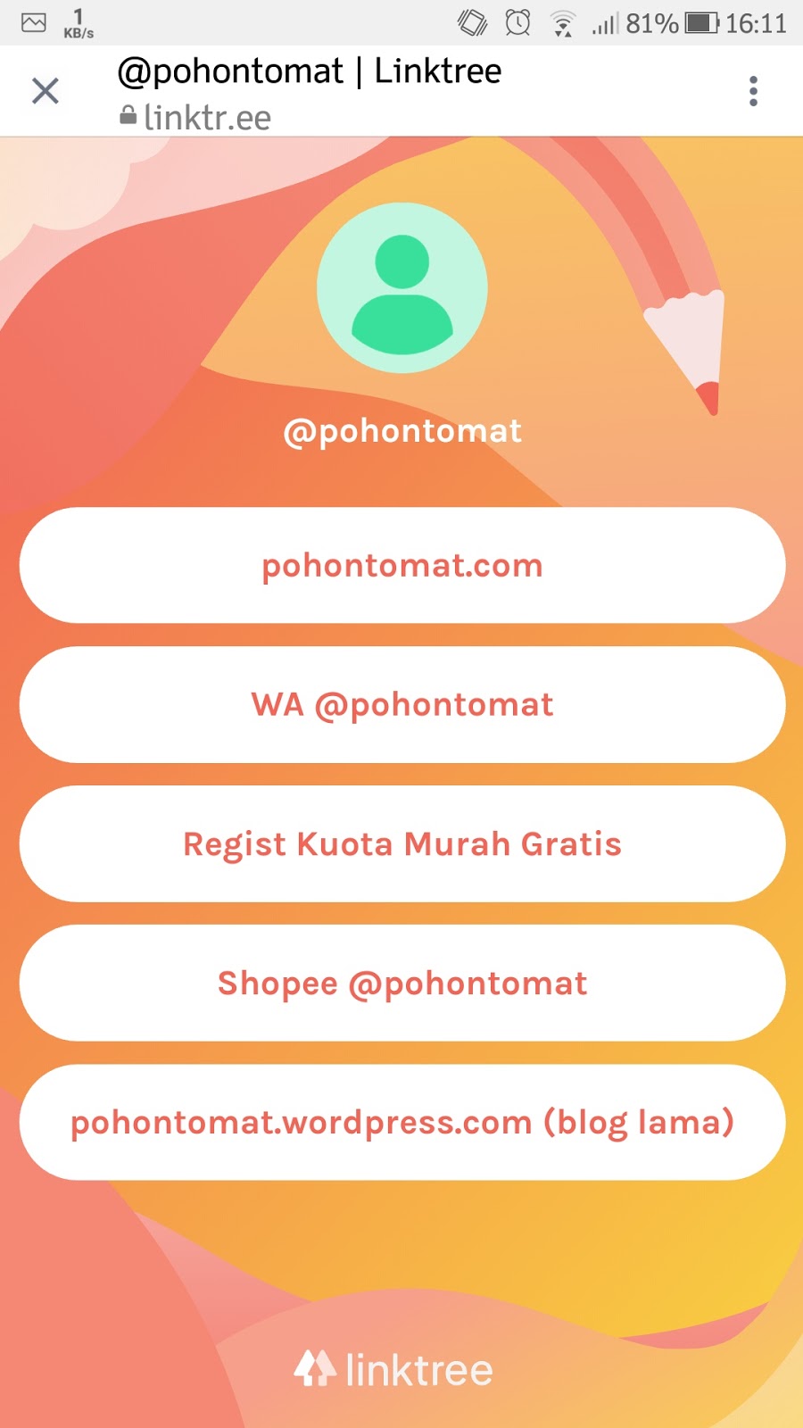 cara membuat link di bio instagram - Teknoid