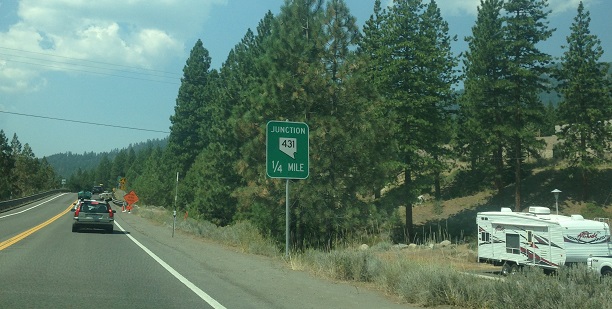 Nevada State Route 431; the Mount Rose Highway