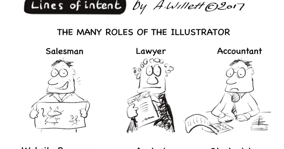 CARTOON Lines of Intent by Anna Willett - Words&Pictures
