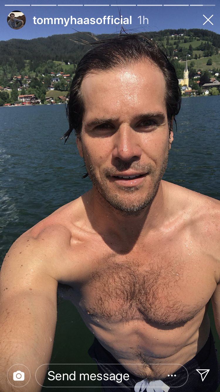 kenneth in the (212) jump: Shirtless Tommy Haas has still got it