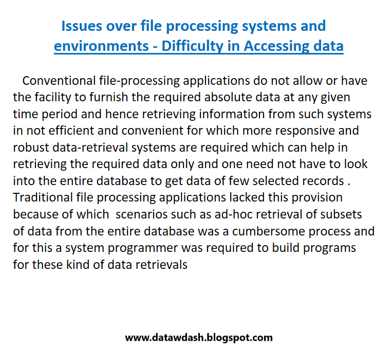 data-w-dash: issues over file processing systems and environments ...