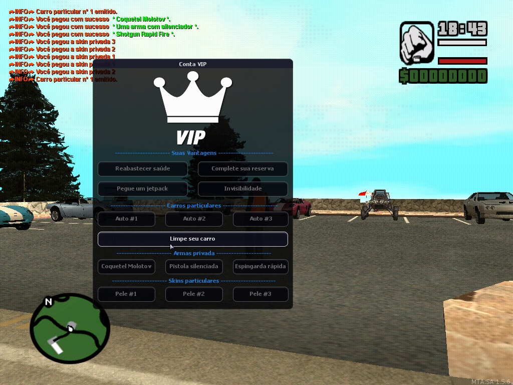 Painel Vip By Croak - PLANET MODS MTA