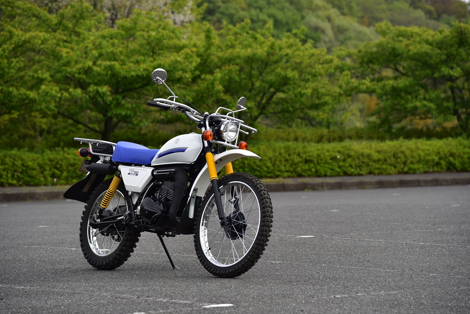 blueskyfuji: スズキ TF125はたぶん最強の廃道探検隊！ 7時間試乗