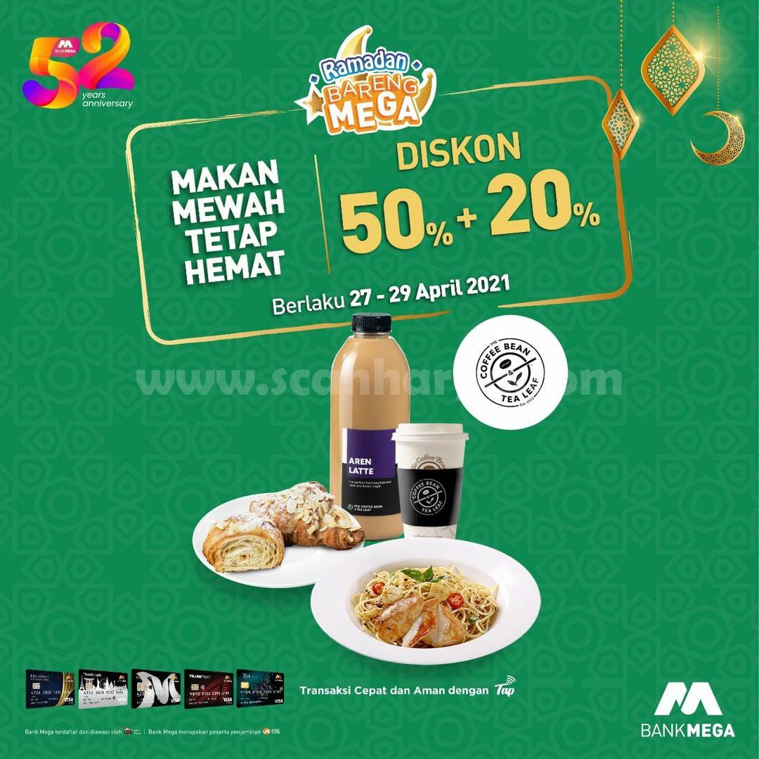 Promo The Coffee Bean – Diskon 50% + 20% dengan Kartu Kredit Bank Mega | scanharga
