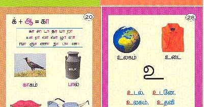 TAMIL READING CARDS