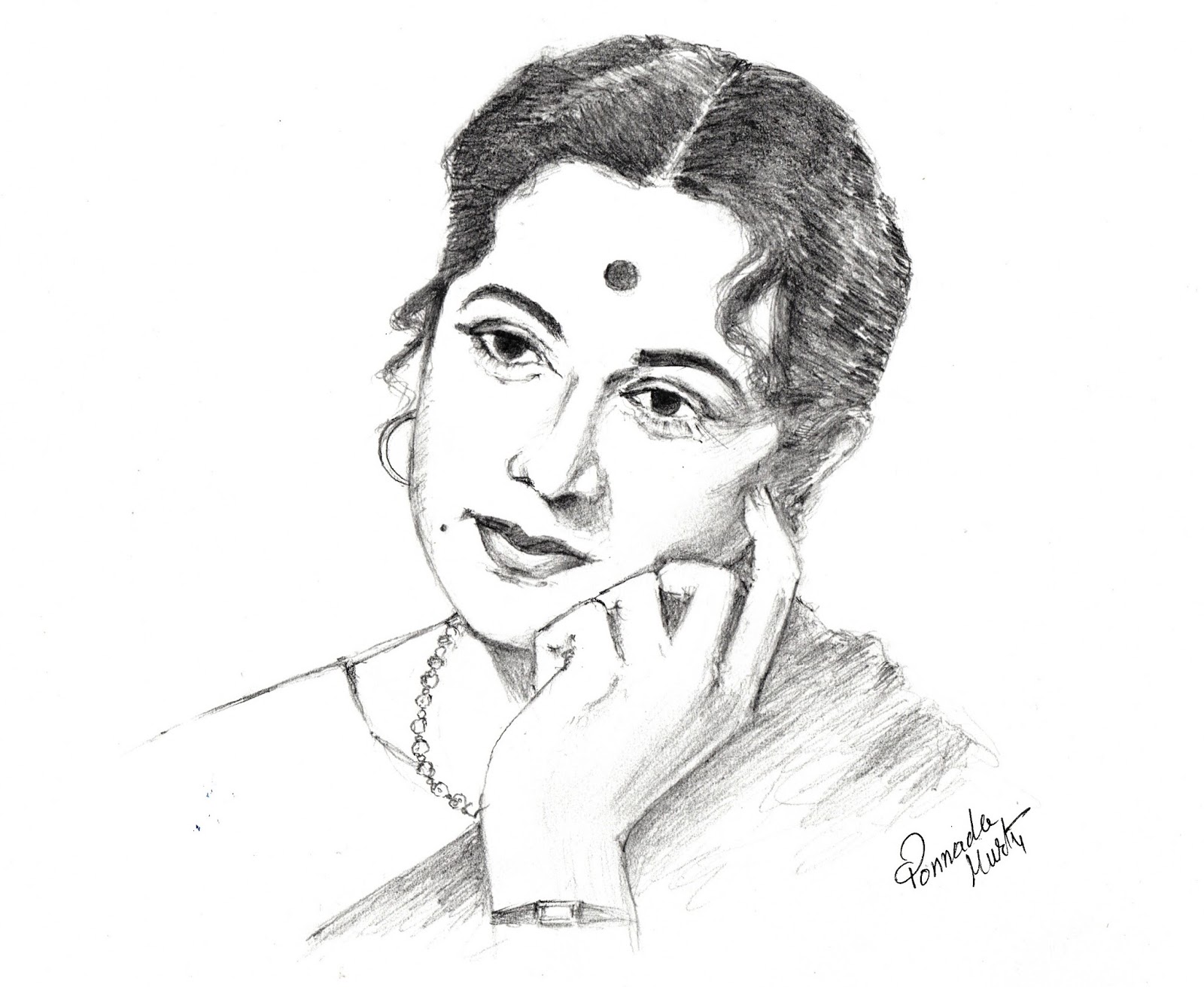 I LOVE MOVIES: Nanda - Pencil drawing - My tribute