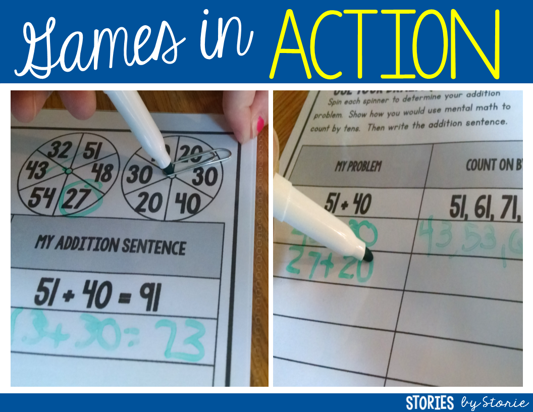 Place Value Games with Spinners