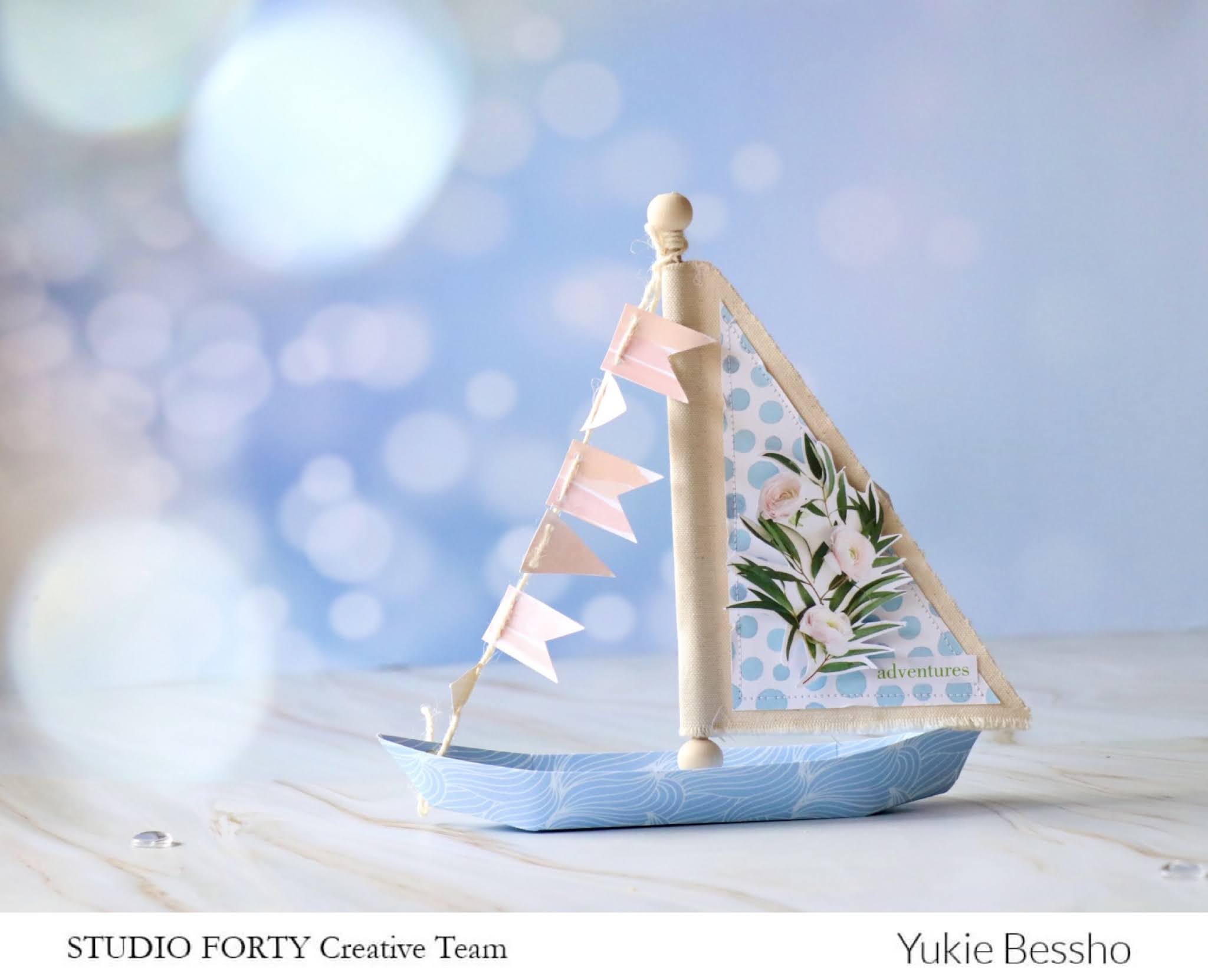 Memory keeping paper yachts | Yukie Bessho - StudioForty