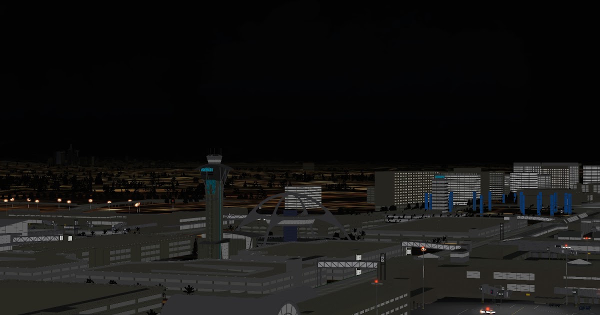 Download Scenery BluePrint Los Angeles Airport (KLAX) #FSX