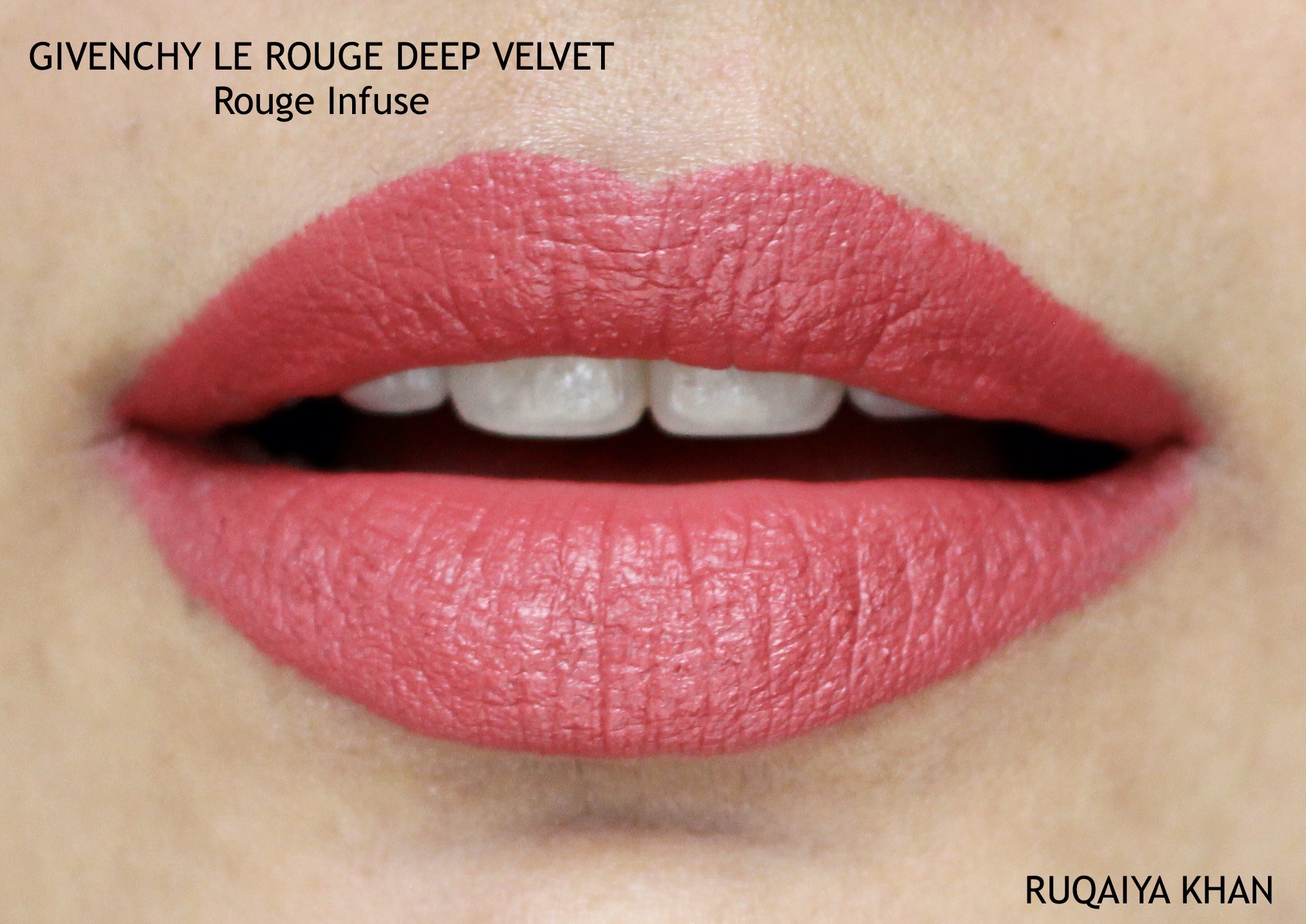 Ruqaiya Khan: GIVENCHY Le Rouge Deep Velvet Matte Lipstick Review and ...