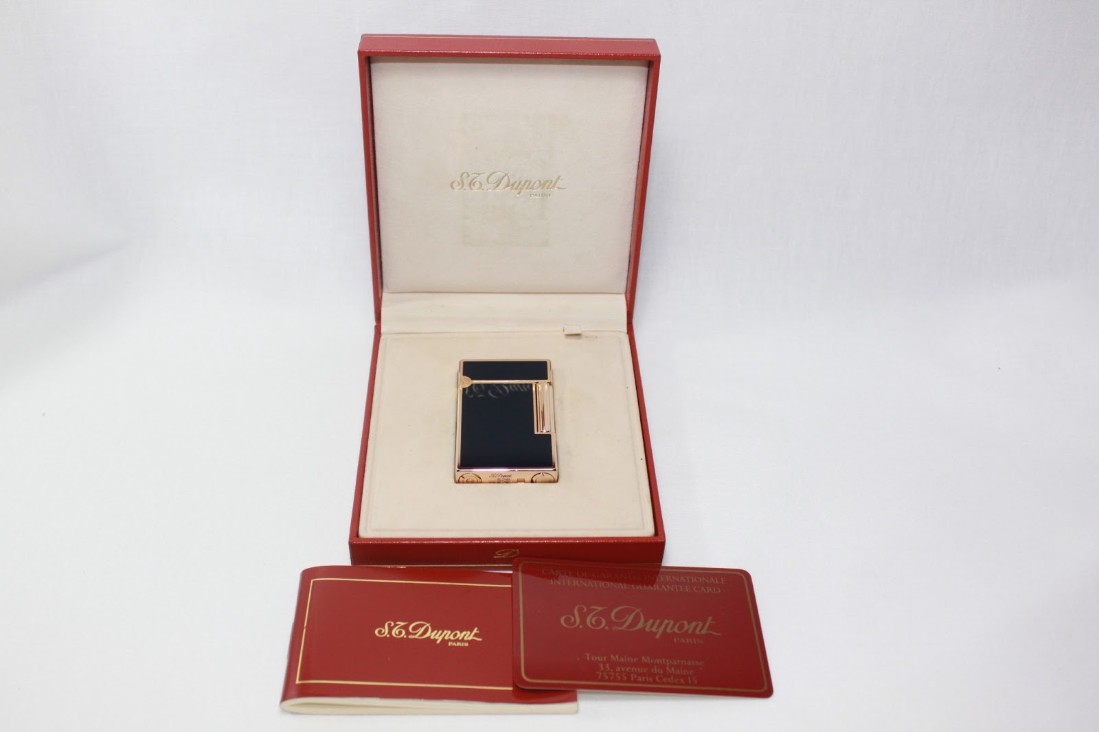 ziq S.T. DUPONT collections: ORIGINAL S.T.DUPONT LINE 2 GOLD WITH NICE ...