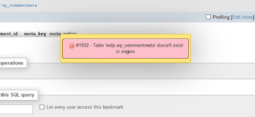 Recovery Table Doesnt Exist In Engine Mysql Xampp Amiruzain Blog Kawan Kesetiaan Harta