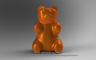 CAD designs by Ivan: Gummy Bear model