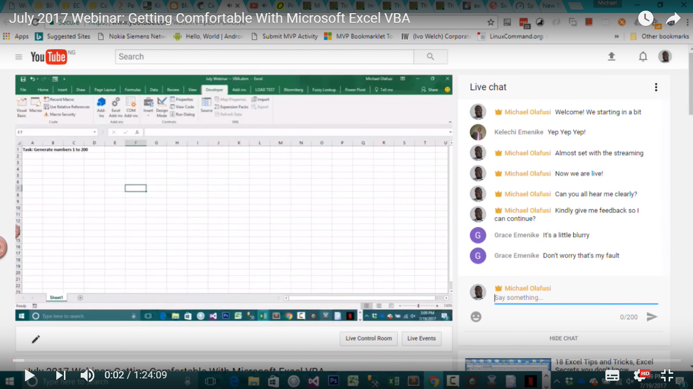 Video Recording: July 2017 Webinar On Getting Comfortable With ...