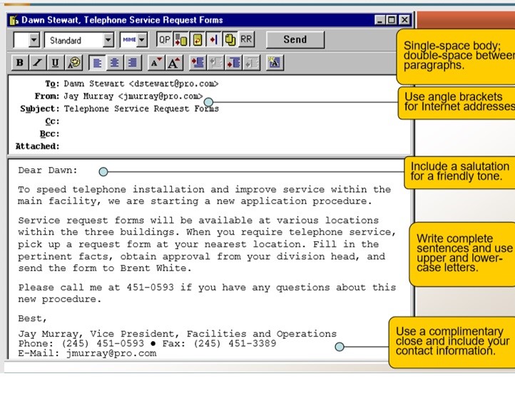 Email and Web Writing