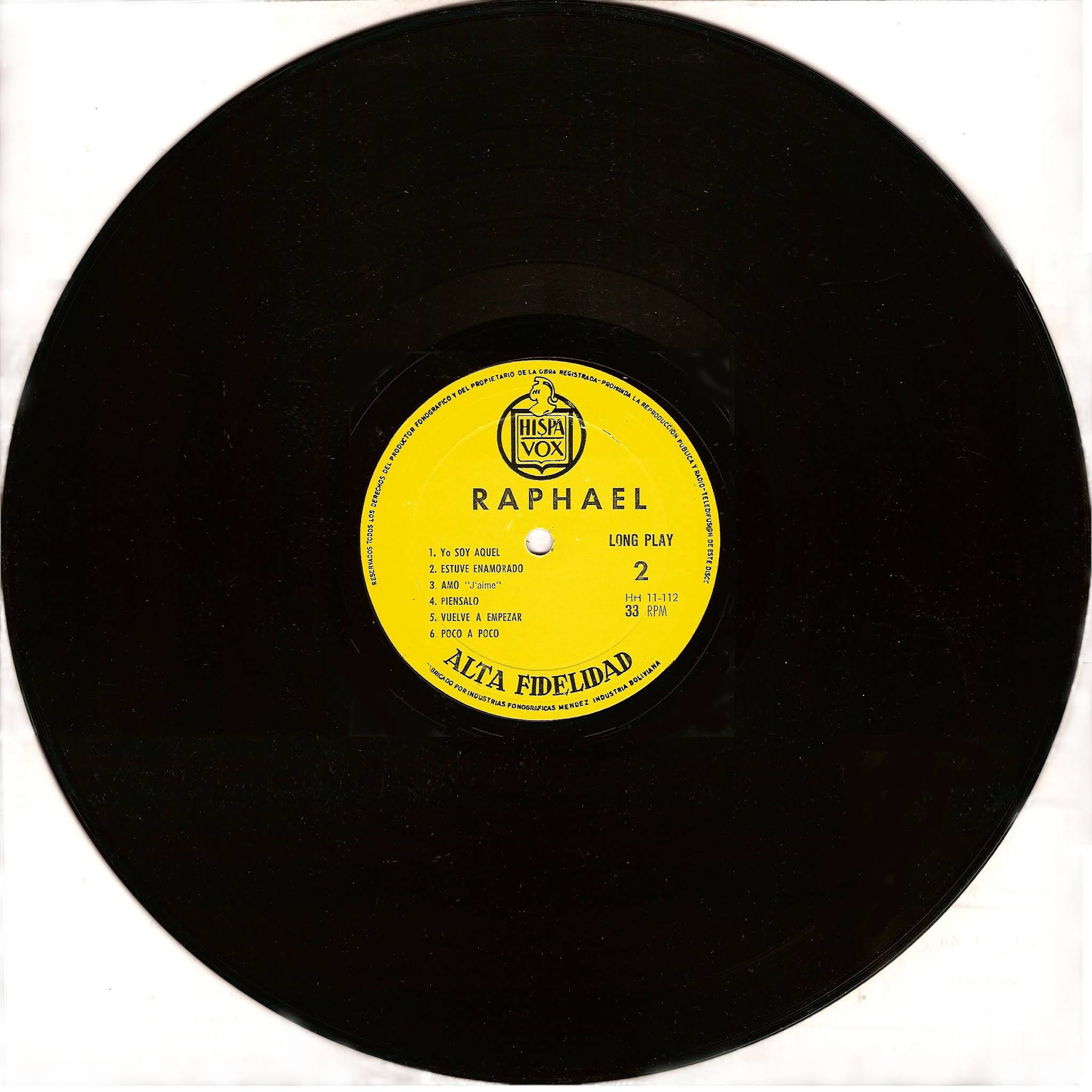 MUSICOTECA ALAY: RAPHAEL - (02) CUANDO TÚ NO ESTÁS (CANTA... RAPHAEL ...