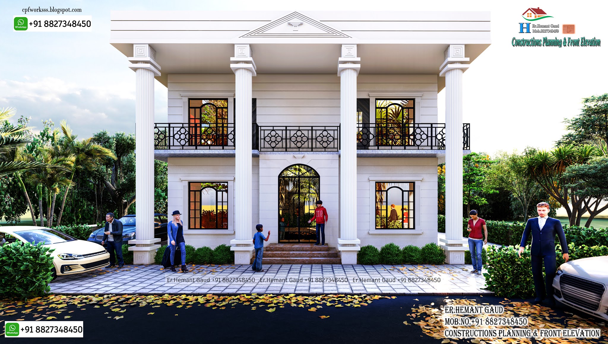 Classic Home Elevation Design