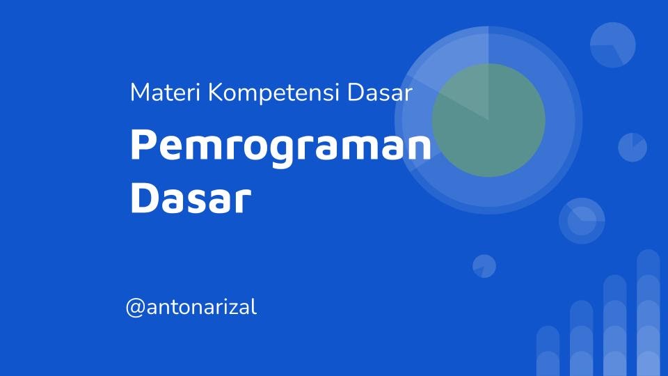 Materi Pemrograman Dasar - Perumperindo.co.id