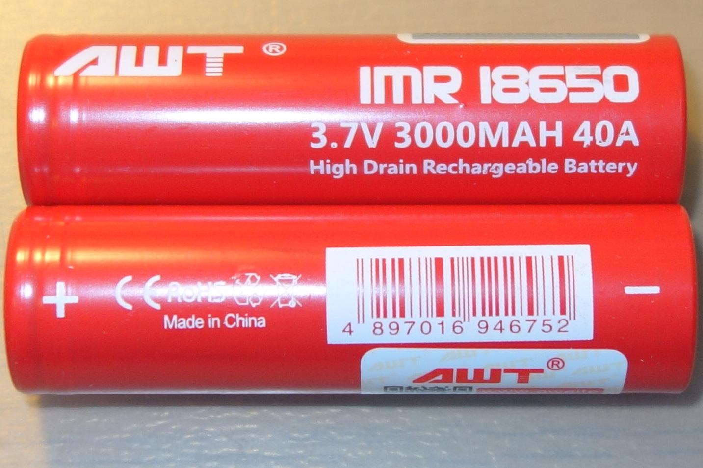 Torchy the Battery Boy: 18650 IMR "safe chemistry" batteries