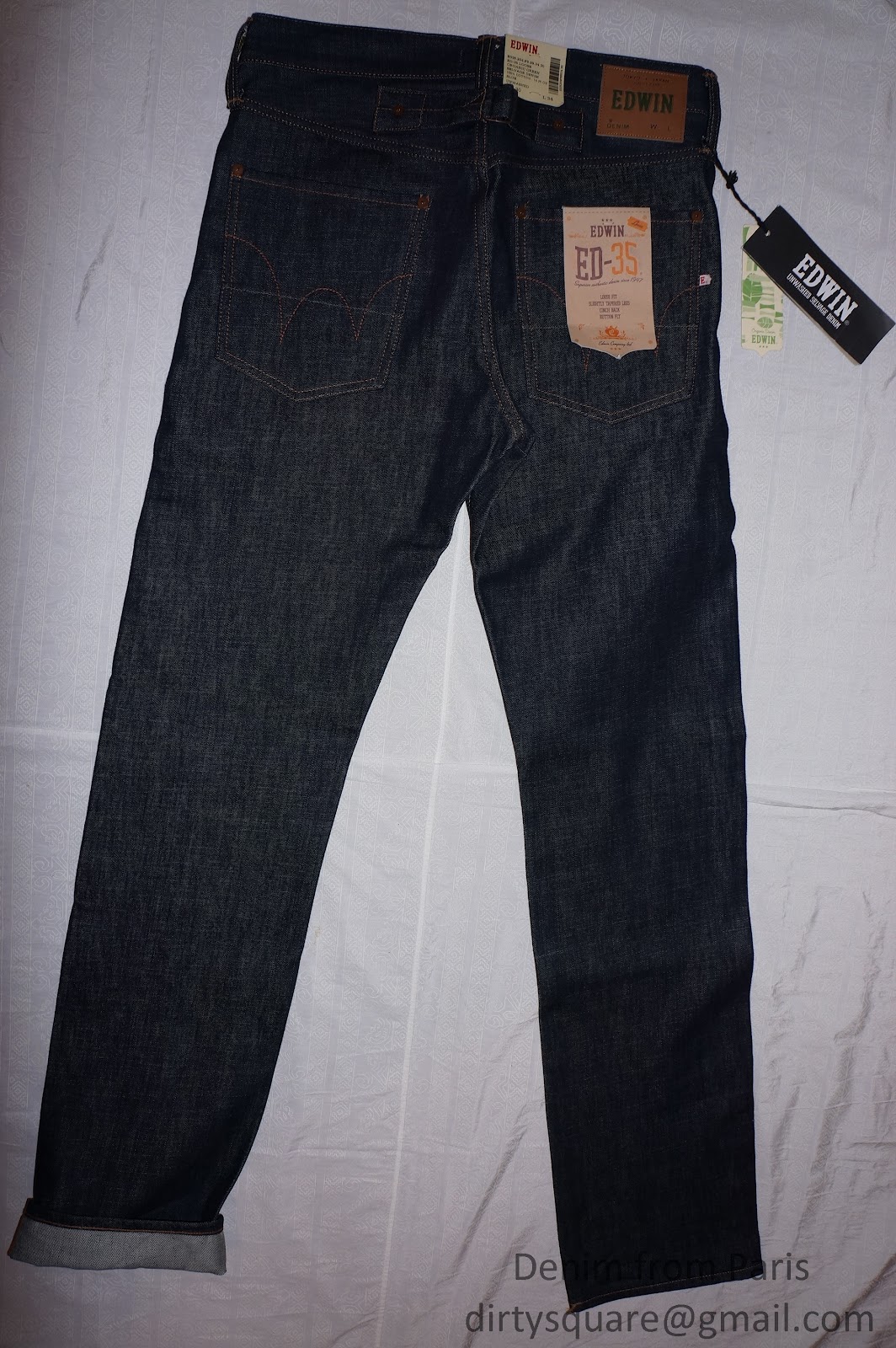 denim from Paris: Edwin - ED-35 Loose Raw