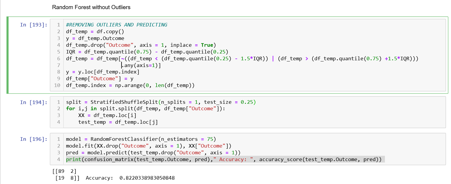 Pima Indians Diabetes Database - My First Project