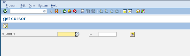 SAP TECH: Classical Interactive report based on Get Cursor Technique