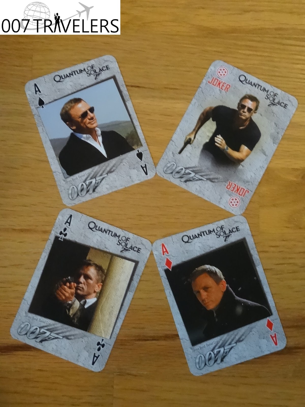 007 Item: Quantum of Solace 007 playing cards - 007 Travelers