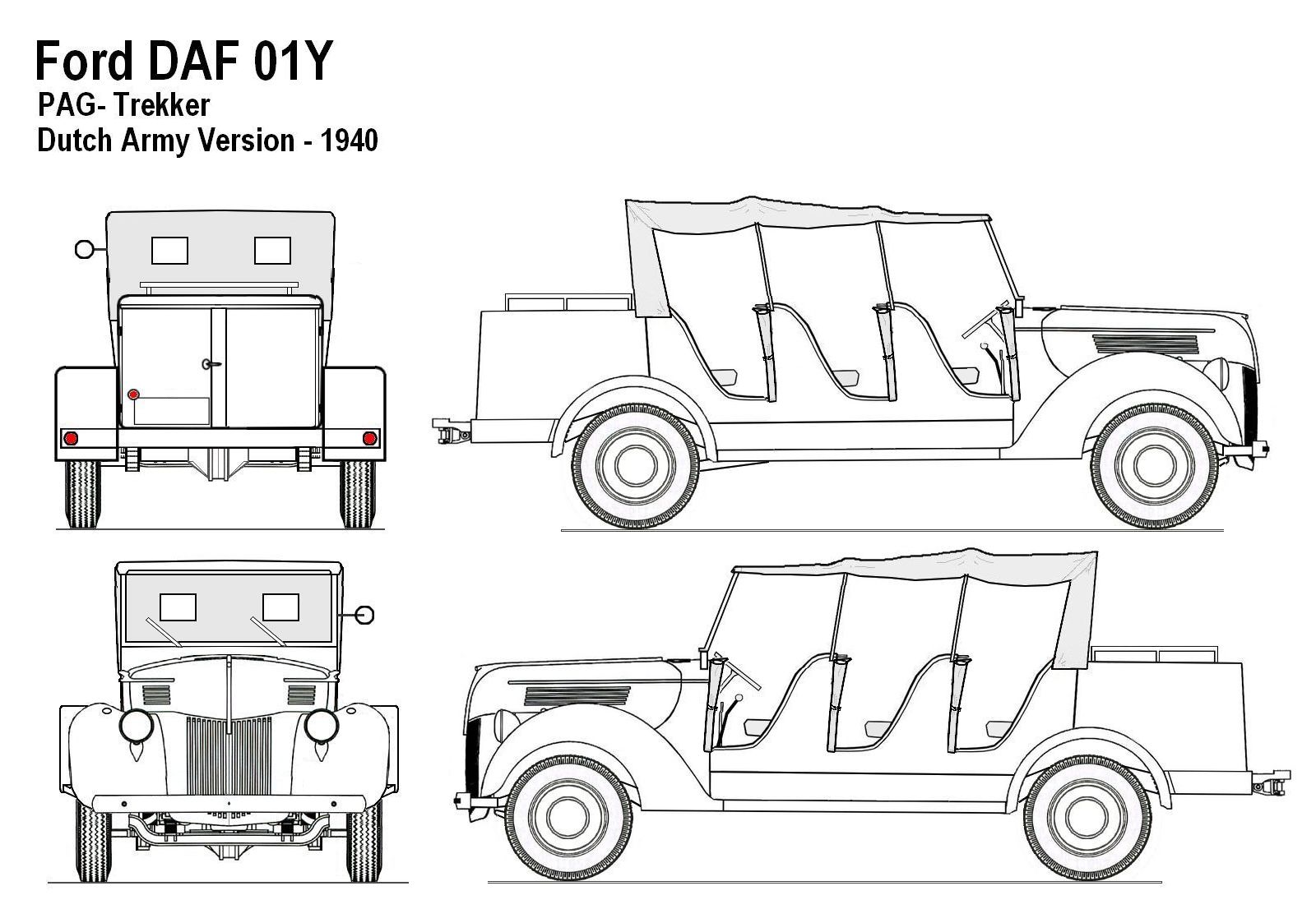 Panzerserra Bunker- Military Scale Models in 1/35 scale: Ford DAF- PAG ...