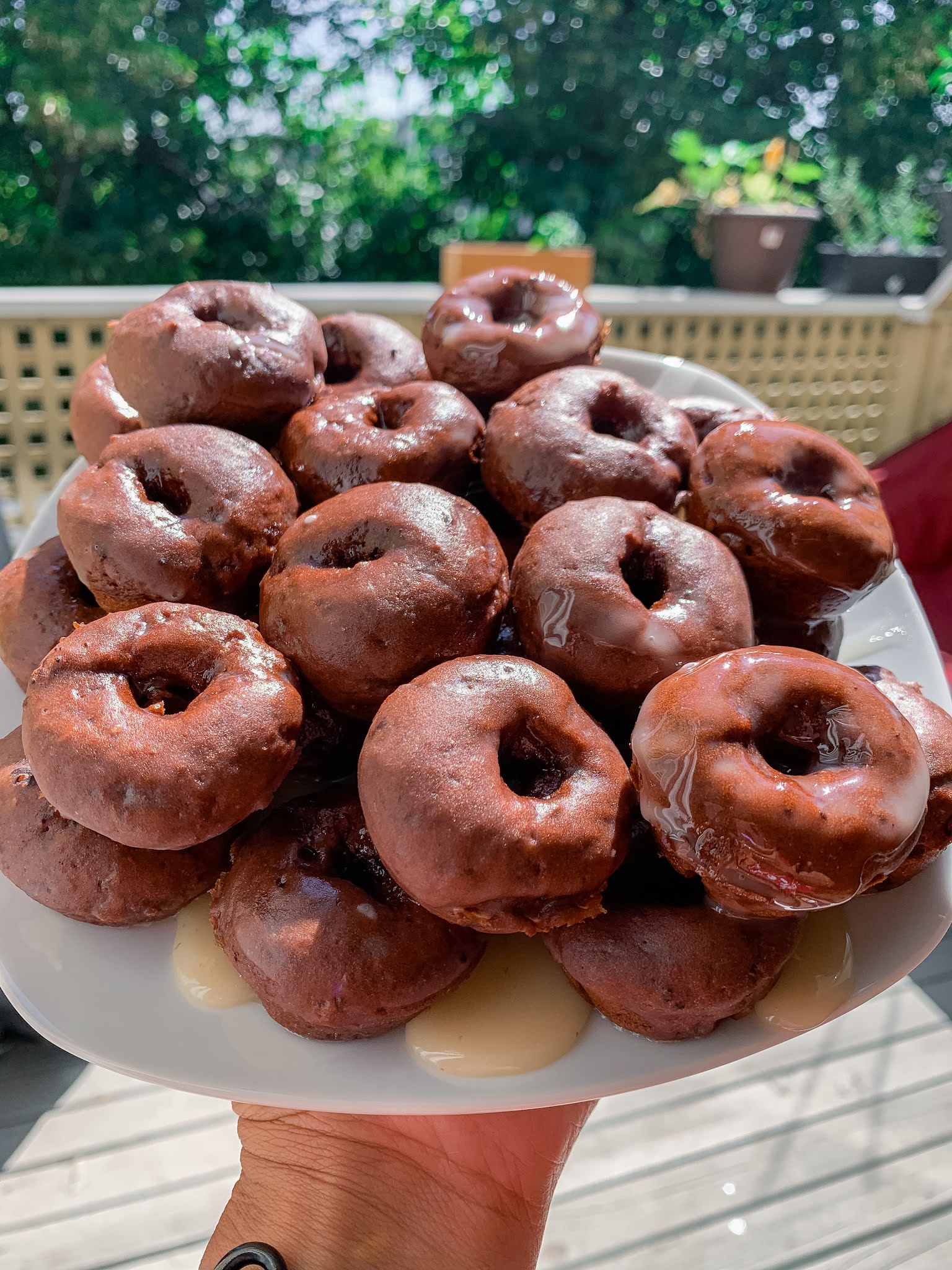 Vancity N Beyond: Glazed chocolate mini donuts