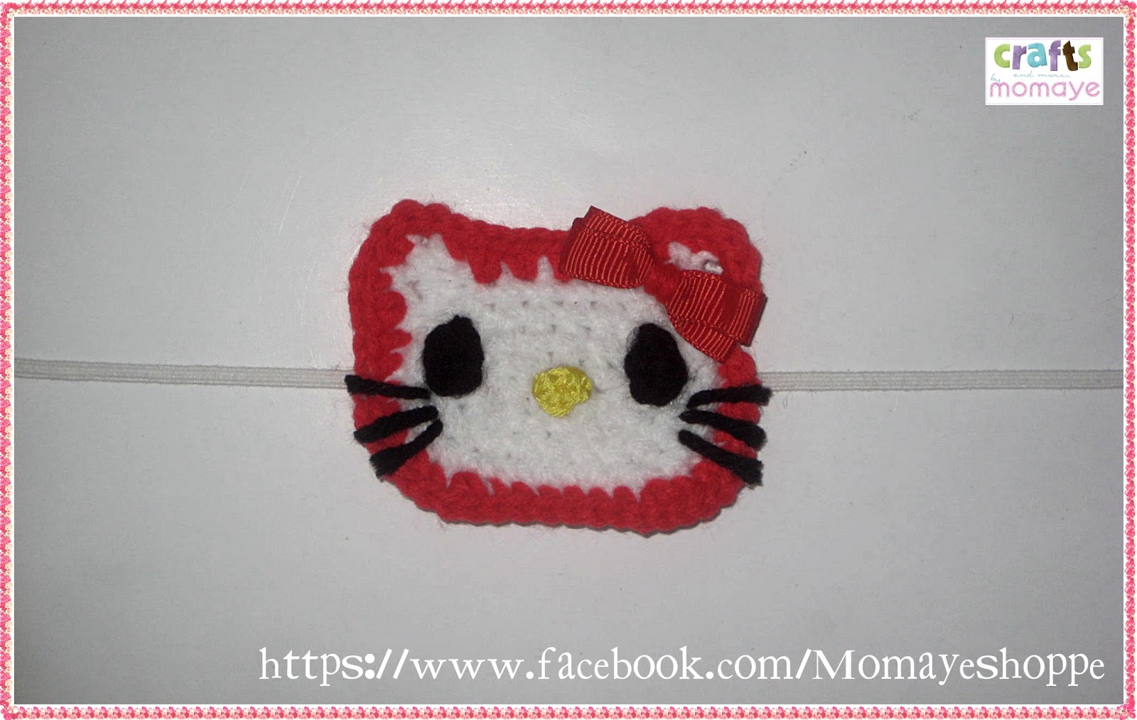 NEW CROCHET PATTERN FOR HELLO KITTY FACE - Crochet
