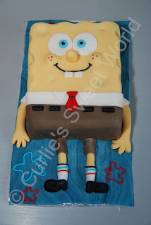 Curlie's Sweet World: Spongebob für David zum Geburtstag
