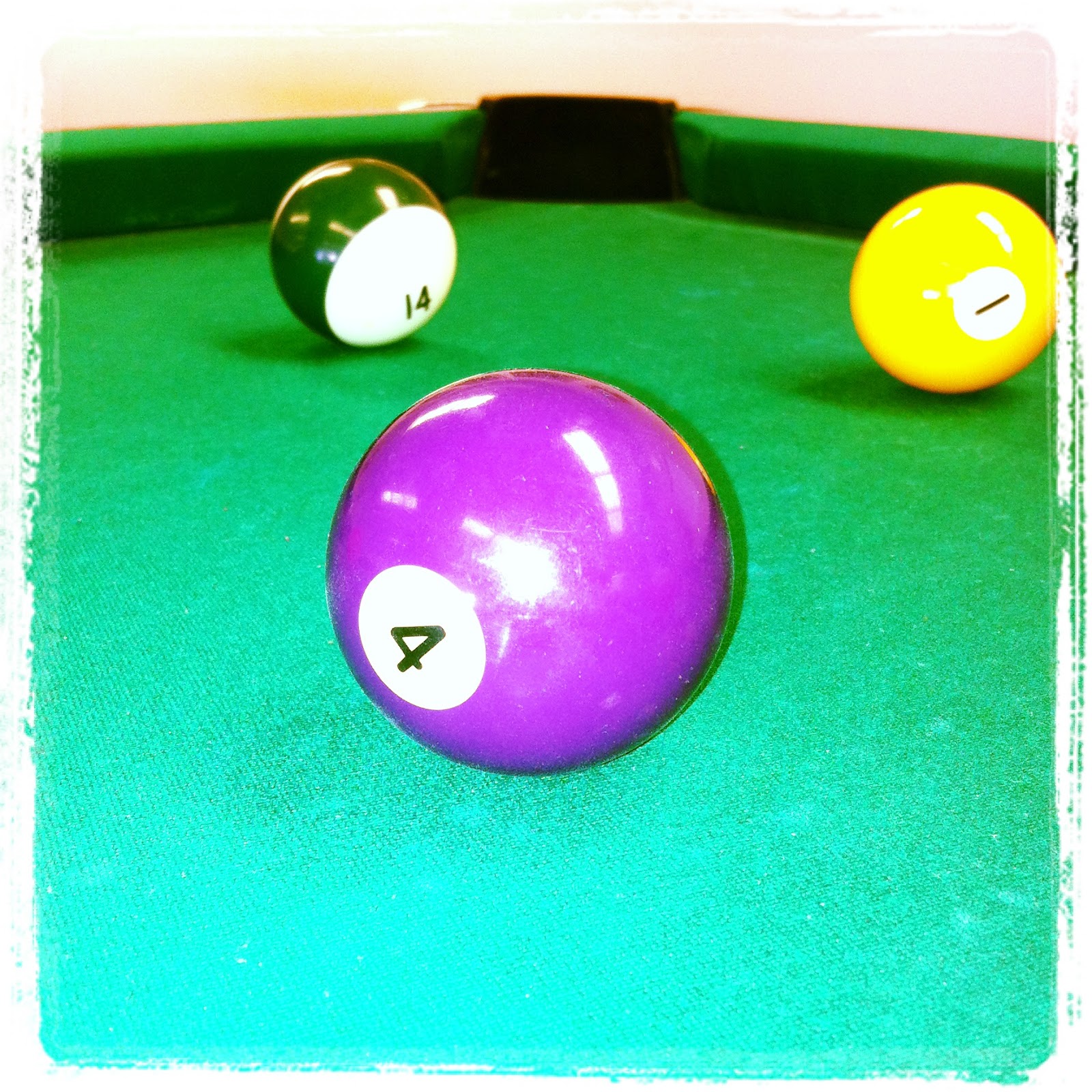 All Things Purple: Purple Pool Balls