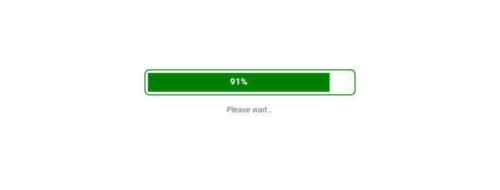 Progress Bar with percentage