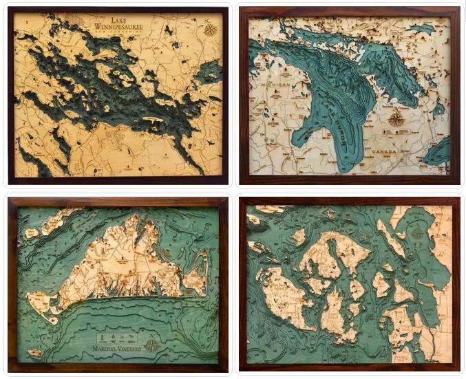 How cutting Art map - laser cutting machine walks all over the world?