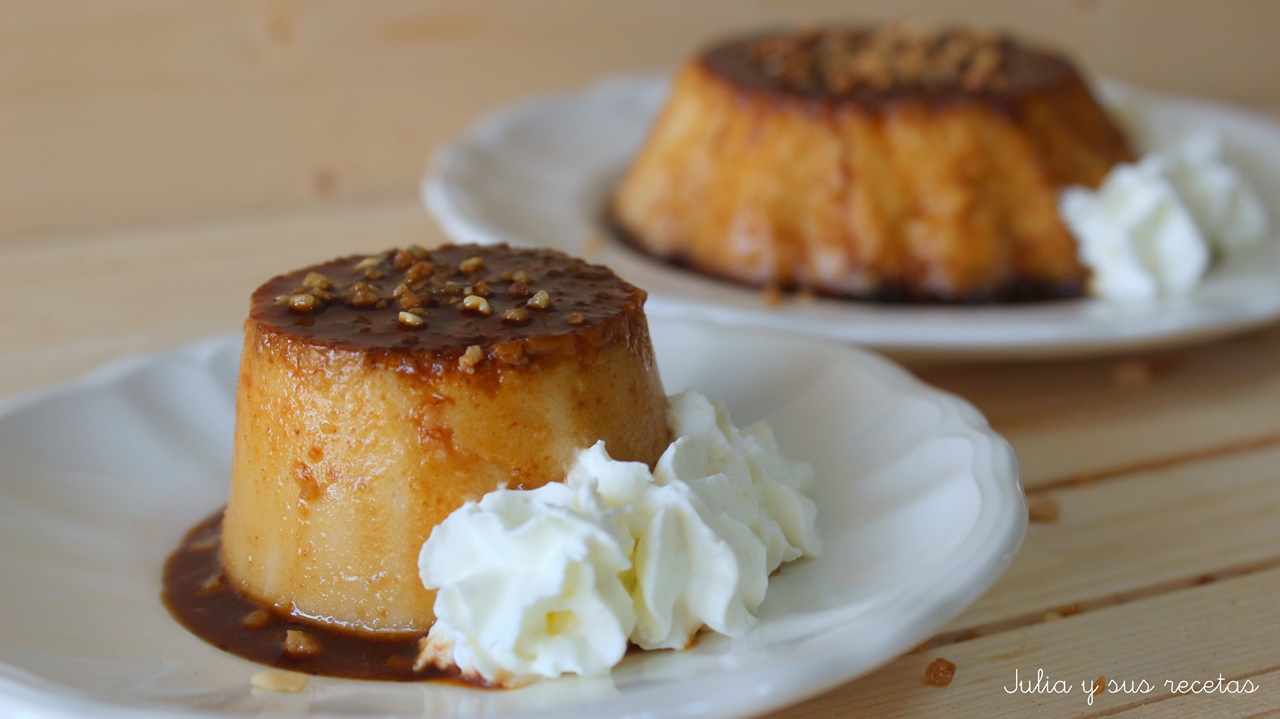 JULIA Y SUS RECETAS: Flan de turrón