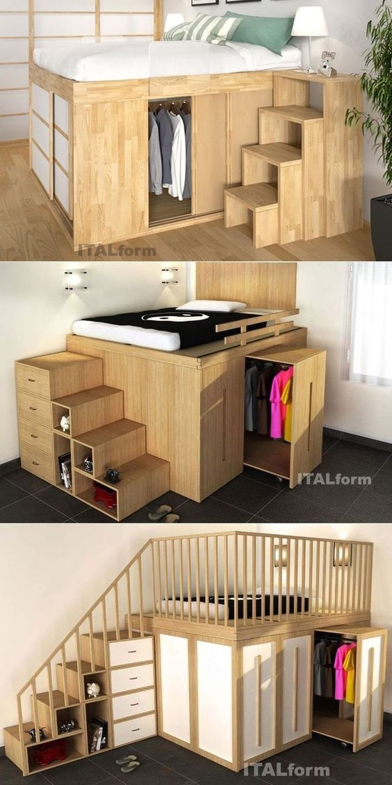 40+ Amazing Hidden Storage Ideas For Your Bedroom Spaces | ARA HOME