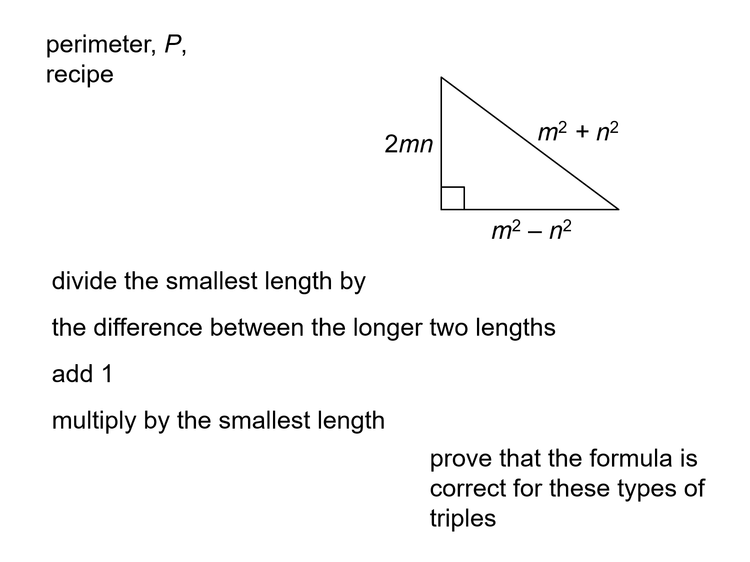 MEDIAN Don Steward mathematics teaching: perimeters of triple triangles