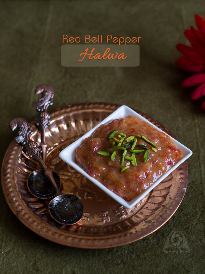 Red Bell Pepper Halwa ~ Flavors N Colors