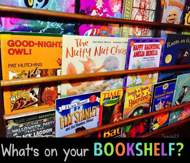 What's on your Bookshelf? FREE Book List | Teach123