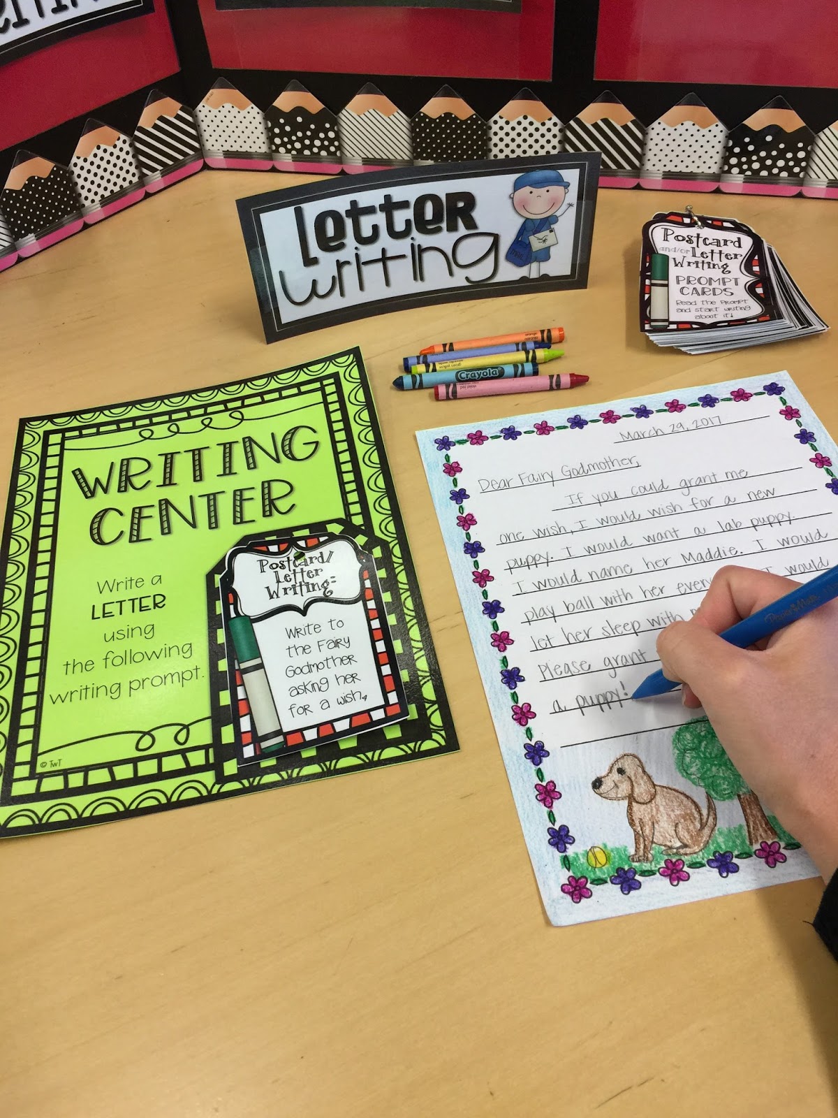 Teaching With Terhune: Writing Center Board with Tons of Activities for ...