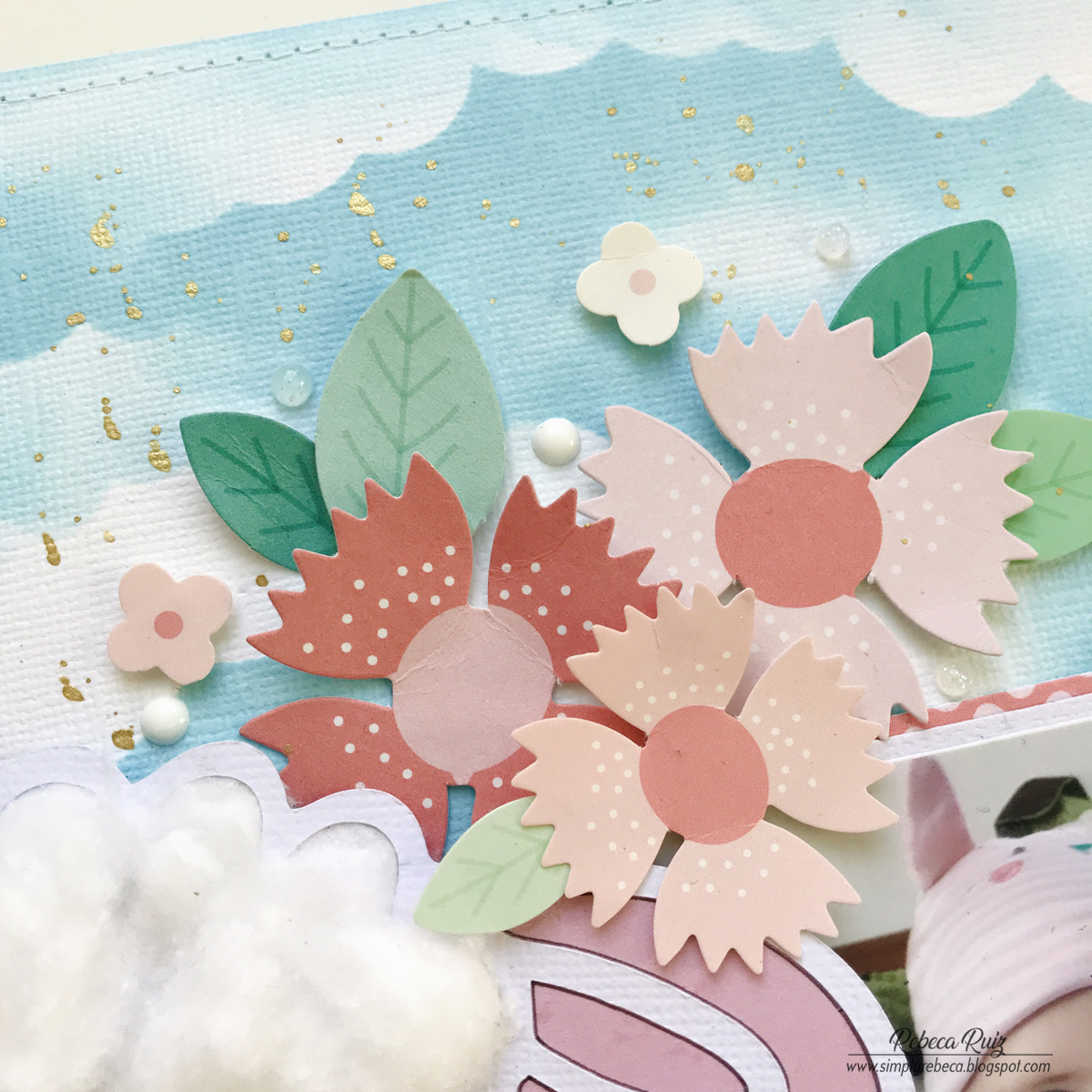 Bundle of Joy Layout - Simply Rebeca