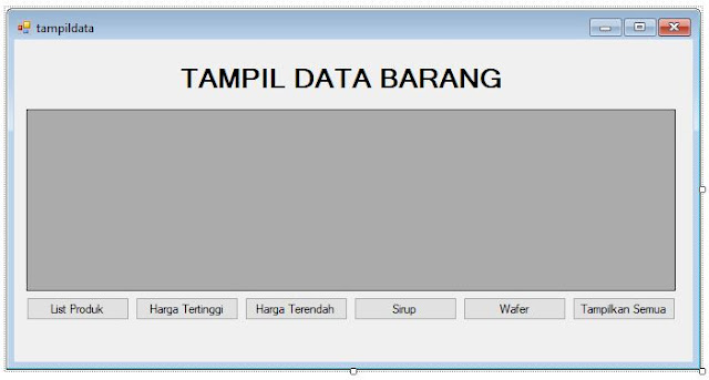 Program Visual Studio : Menampilkan Data Dari Database MySQL - Pluviopedia