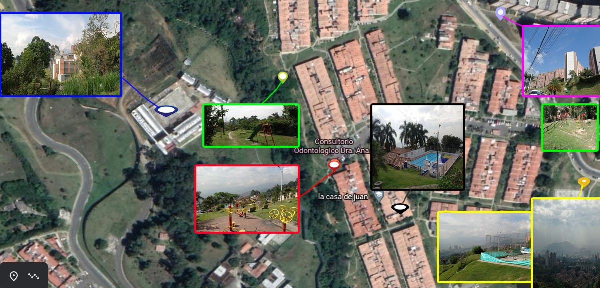 Nicolas Rozo: Mapa Cartográfico del Barrio Robledo Santa María