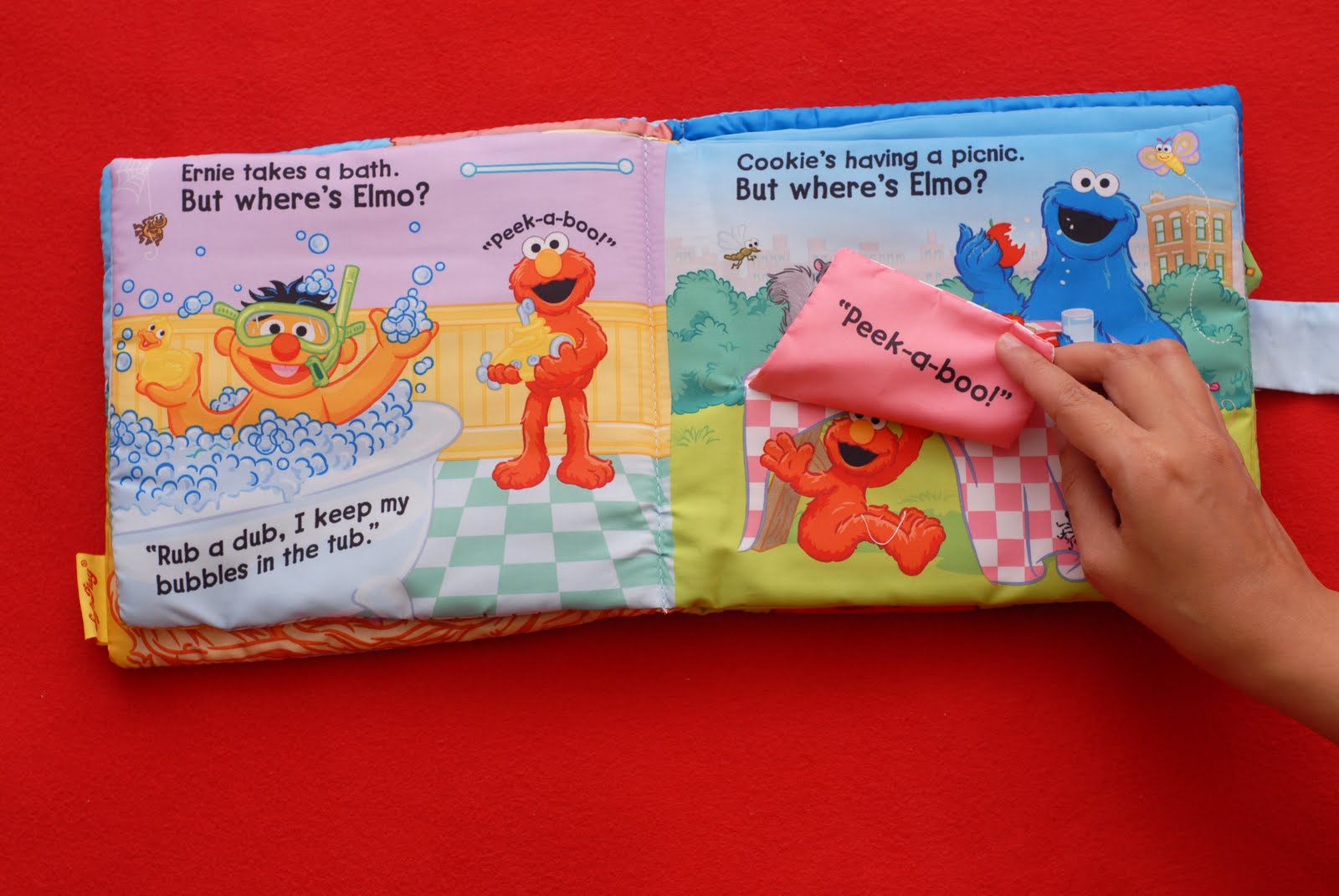 Little Babyhood: Fisher Price & Softplay Clothbook - Elmo & Counting Book!
